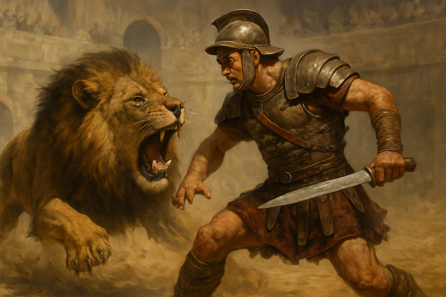 A Gladiator’s Last Battle: First Physical Evidence of Man vs. Lion in Roman Britain